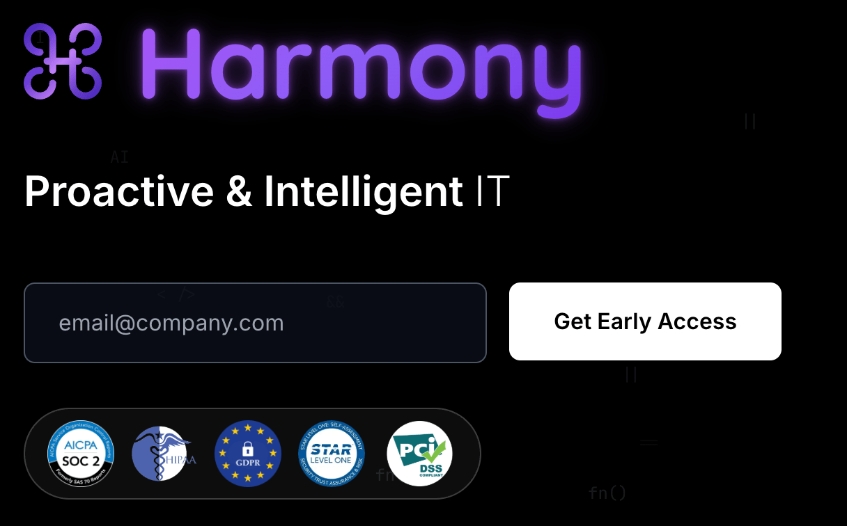 Embracing Proactive AI for Modern IT Operations | Harmony